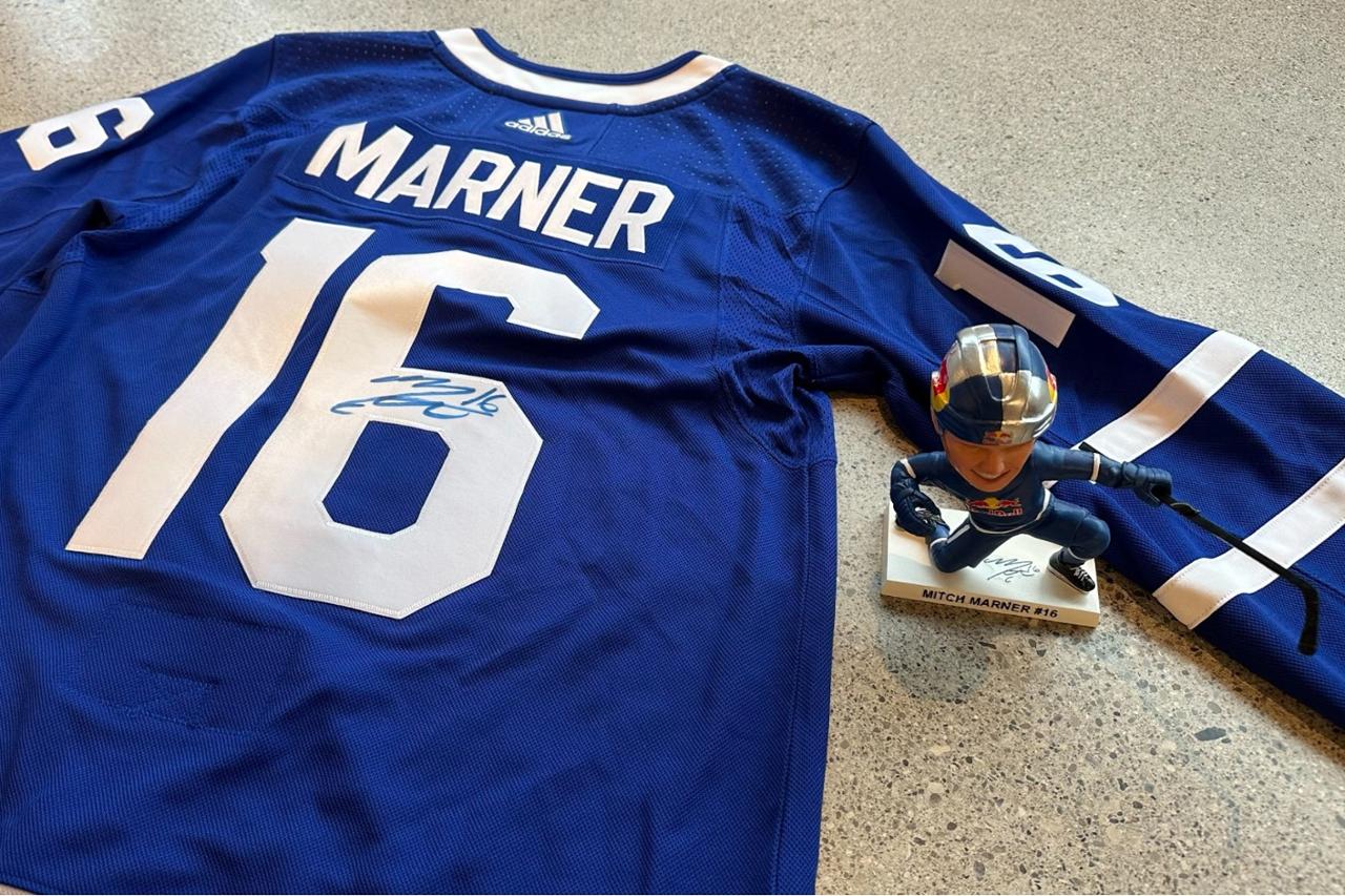 Marner x Red Bull (signed jersey/bobblehead) | Powered by Givergy